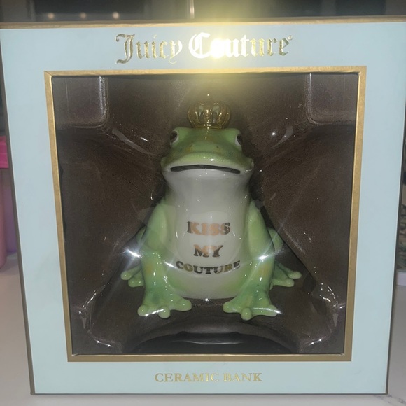 Juicy Couture | Other | Vintage Juicy Couture Frog Prince Piggybank ...